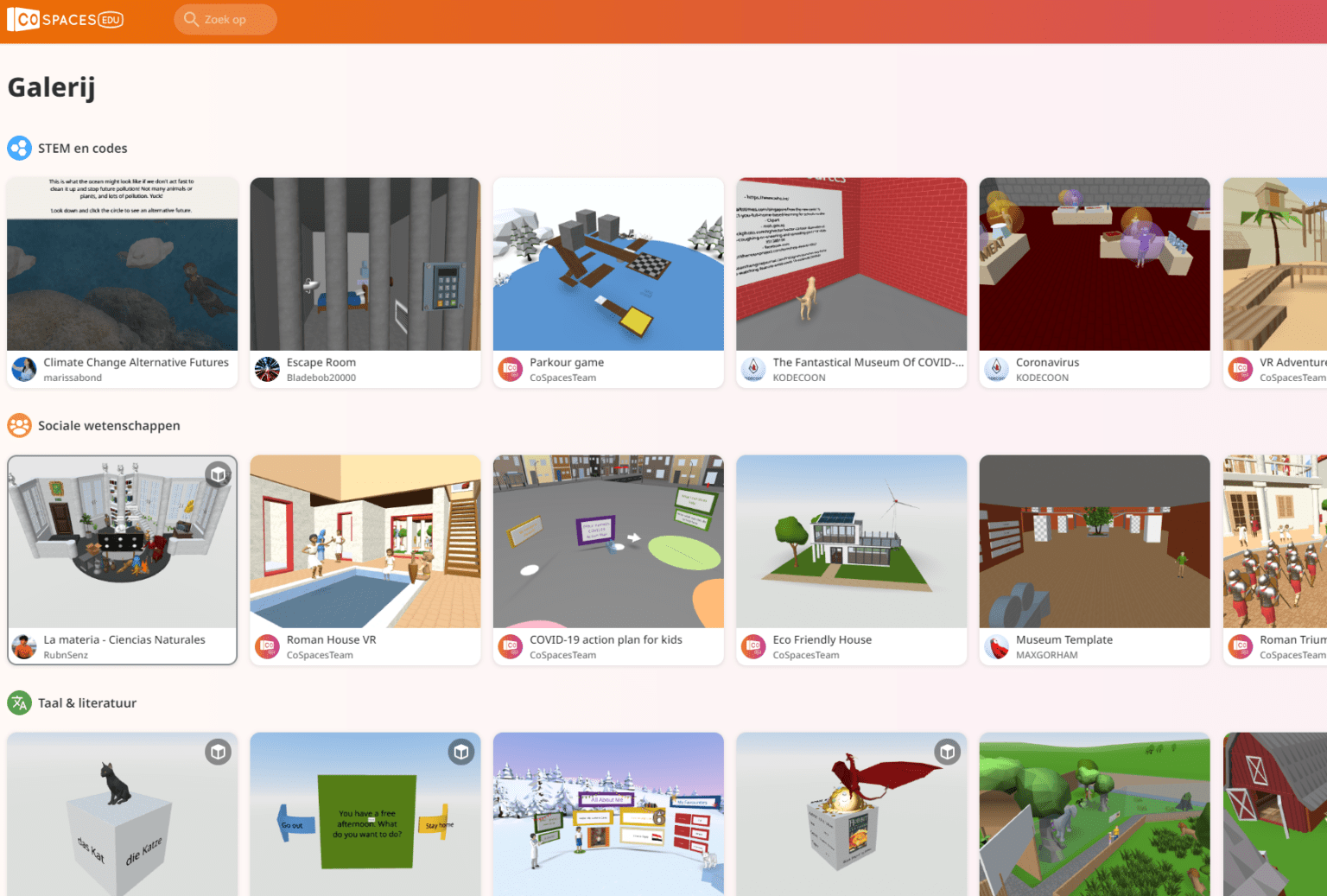 Verzin, bouw en speel in je eigen wereld met cospaces - Maakiets Media ...