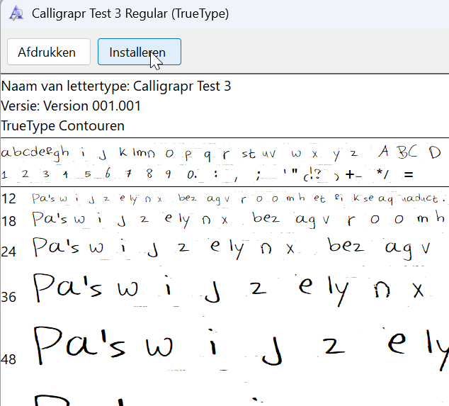 Mak je eigen lettertype met Calligraphr - Maakiets Media